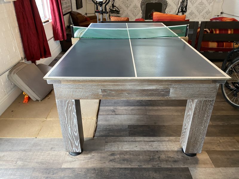 Custom oak pool table - John Bennett Billiards