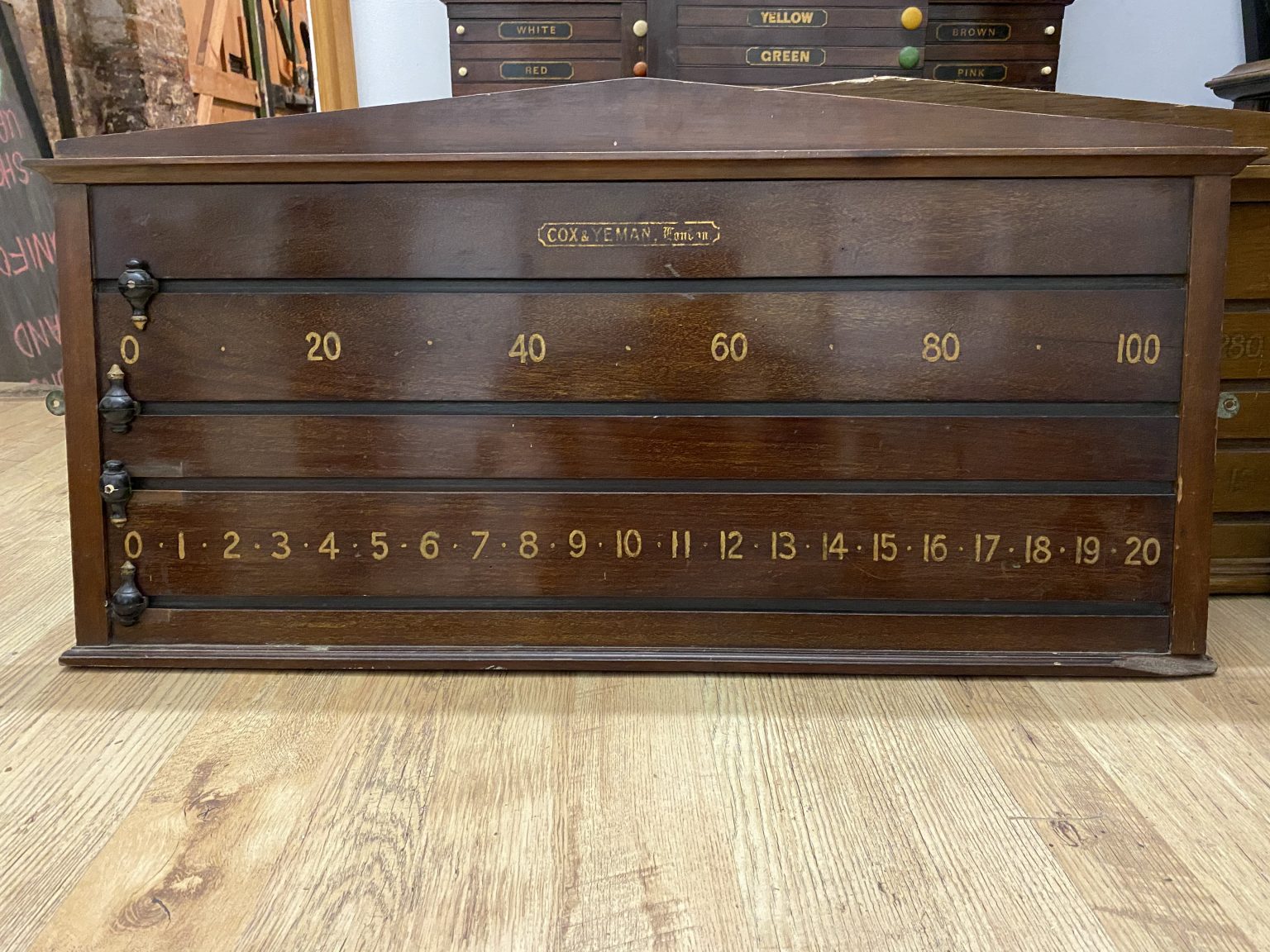 Antique Snooker Scoreboards - John Bennett Billiards Ltd