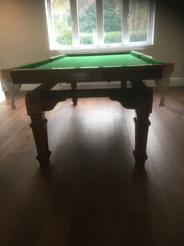 Antique Riley Mahogany 6ft billiard/dining table - John Bennett Billiards