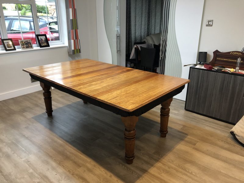 6ft Riley Mahogany antique billiard/dining table - John Bennett Billiards
