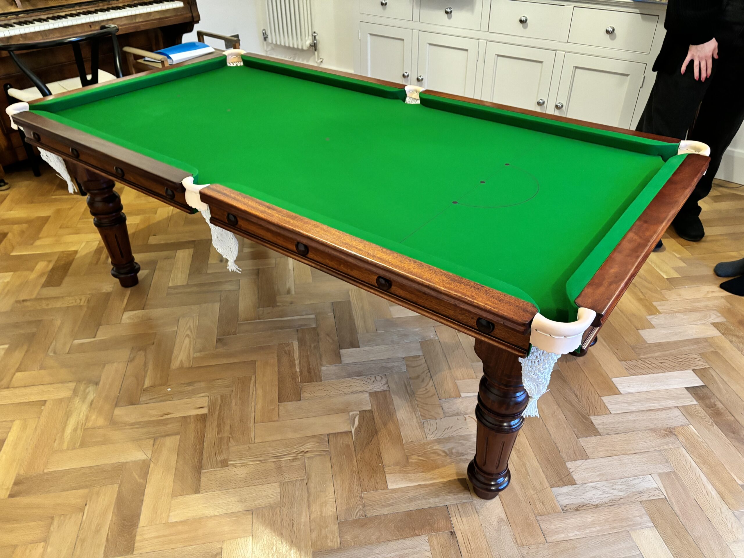 6ft Riley Mahogany antique billiard/dining table - John Bennett Billiards