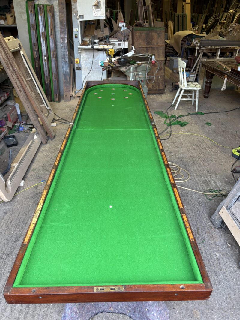 Antique folding Bagatelle table - John Bennett Billiards