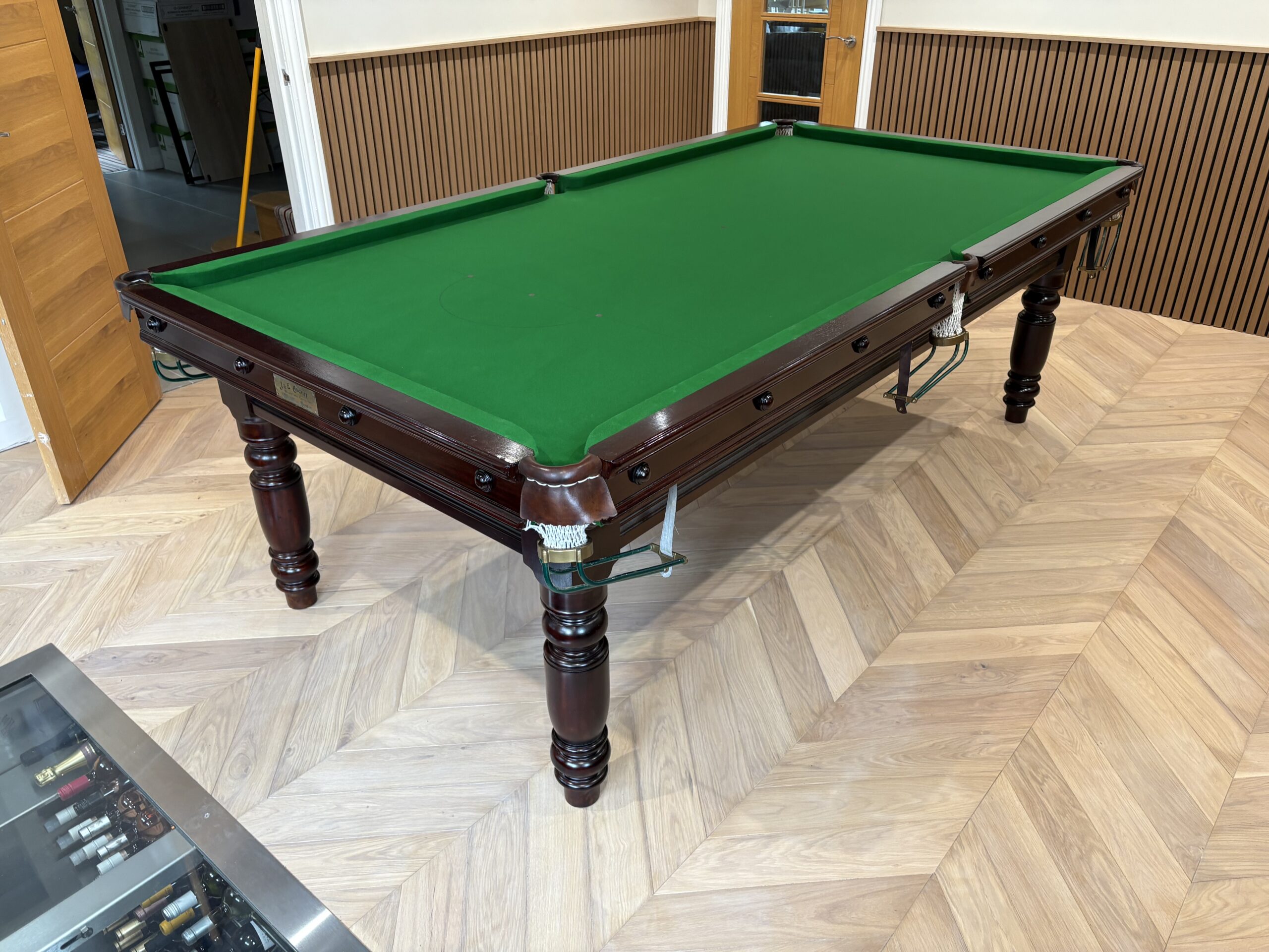 9ft mahogany Ascott table - John Bennett Billiards