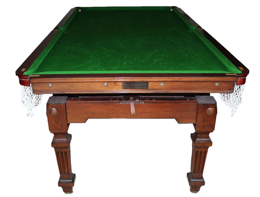 Antique Jelks Oak 8ft billiard/dining table - John Bennett Billiards